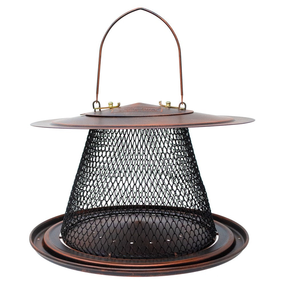 Backyard Essentials BE193 Copper Collapsible Mesh Bird Feeder – Durable ...