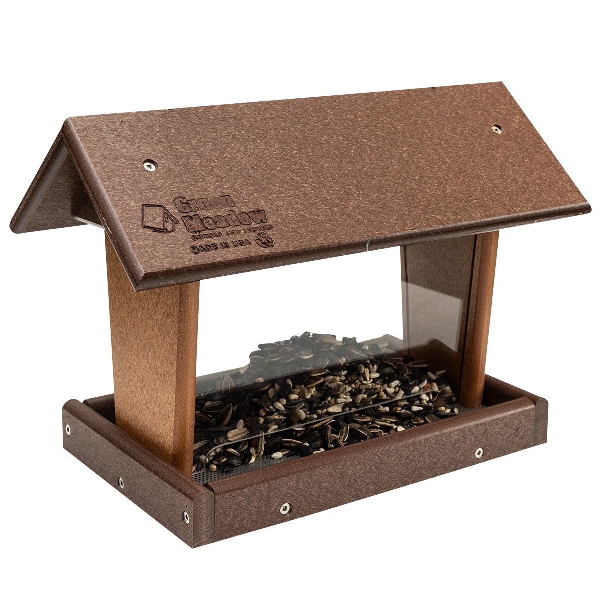 Green Meadow Mini Hopper Bird Feeder — Birdertown