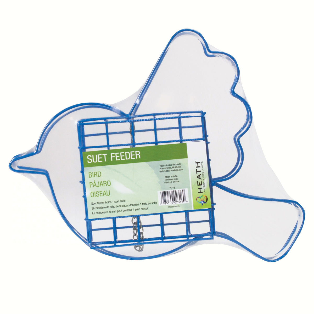 Bird Shaped Single Suet Cage — Birdertown