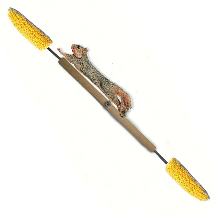 2 Cob Squirrel Spinner Corn Feeder 21 IN x 8 IN — Birdertown