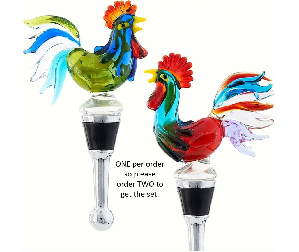 Classic Rooster Bottle Stopper — Birdertown